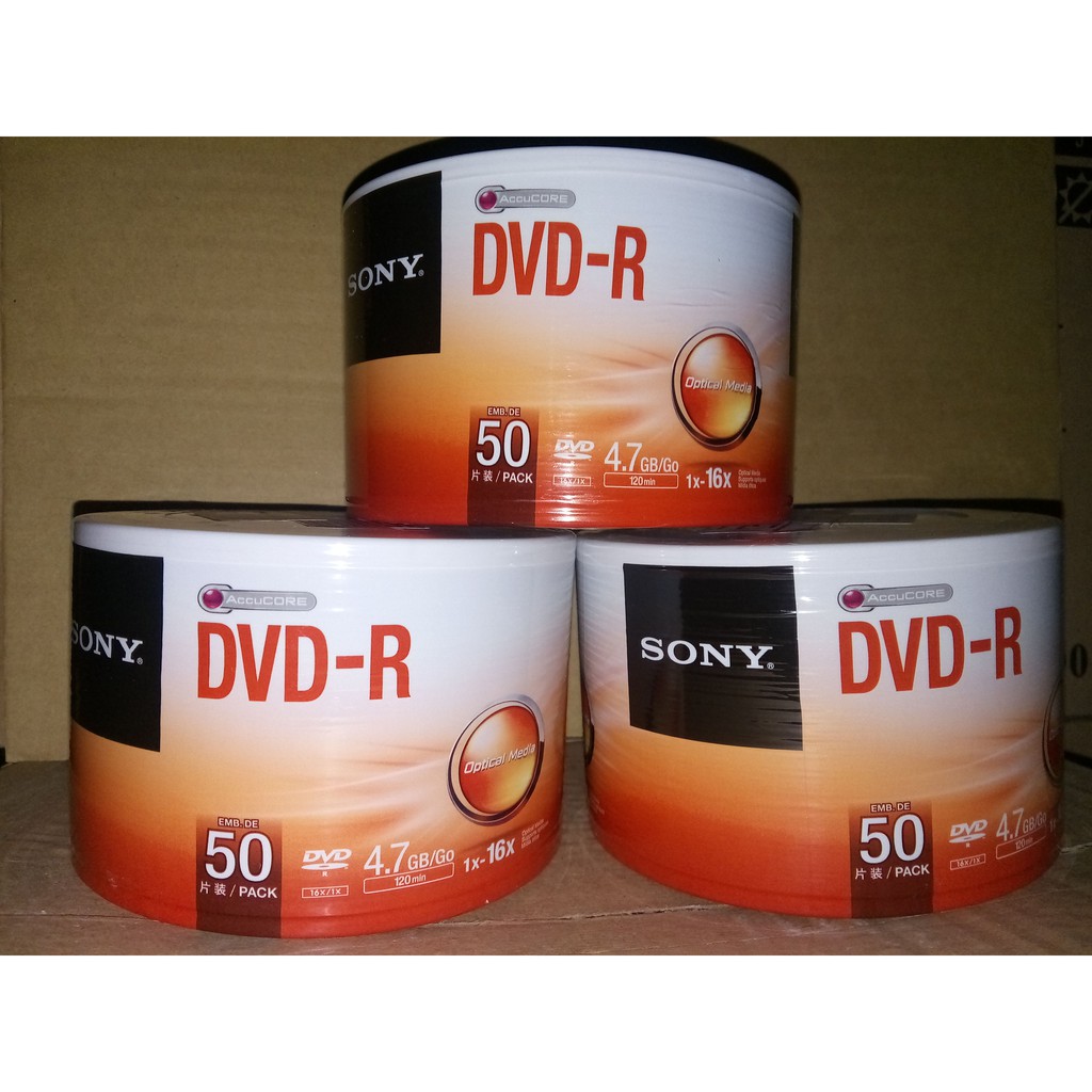 Jual DVDR Sony 4.7 GB DVD R Kosong DVD Kosong Blank DVD R Optical Disk | Shopee Indonesia