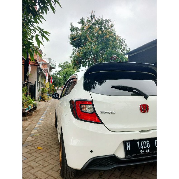 Jual Spoiler spoon brio allnew carbon kevlar | Shopee Indonesia