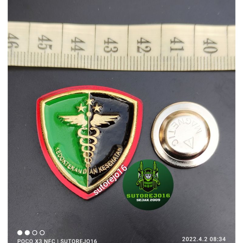 Jual pin dokkes dokpol kedokteran dan kesehatan polri | Shopee Indonesia