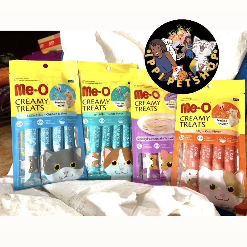 Jual meo creamy treats meo creamy treat meo snack kucing meo | Shopee ...