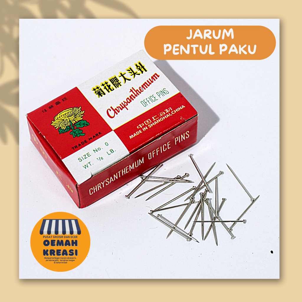Jual Jarum Pentul Paku/ Jarum Pentul Seruni/ Jarum Pentul Polos ...