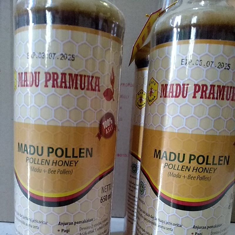Jual MADU PRAMUKA POLLEN 650 ml | Shopee Indonesia