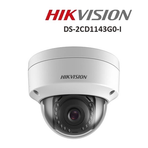 Jual HIKVISION CCTV IPCAM IPCamera 4MP 4 MP Indoor DS-2CD1143G0E-I Network Dome | Shopee Indonesia