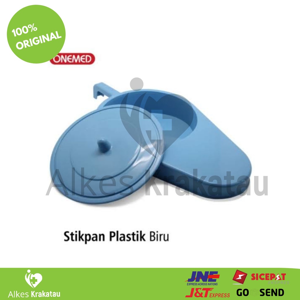Jual Stikpan Plastik Biru Onemed / Pispot Tempat BAB One med | Shopee ...