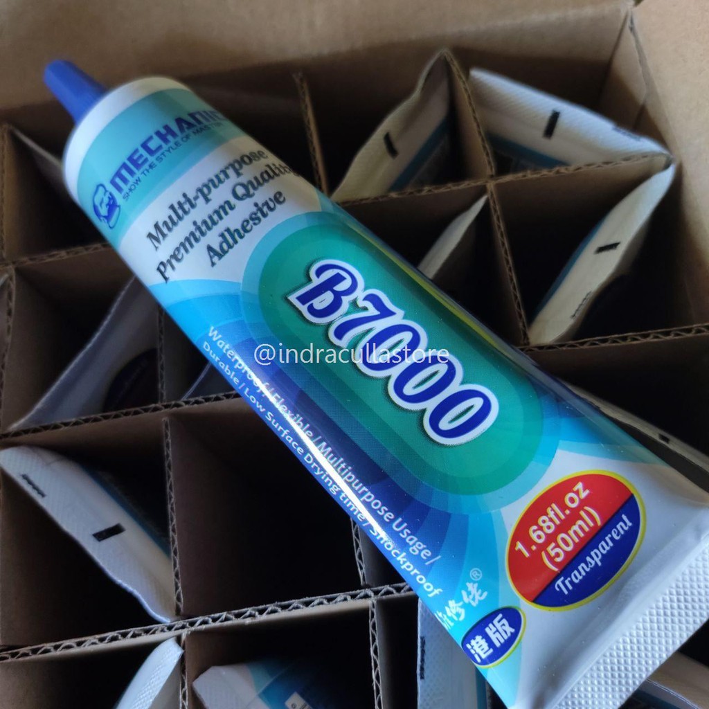 Jual Lem touchscreen mechanic B7000 COLOR TRANSPARAN 50ML Indonesia ...