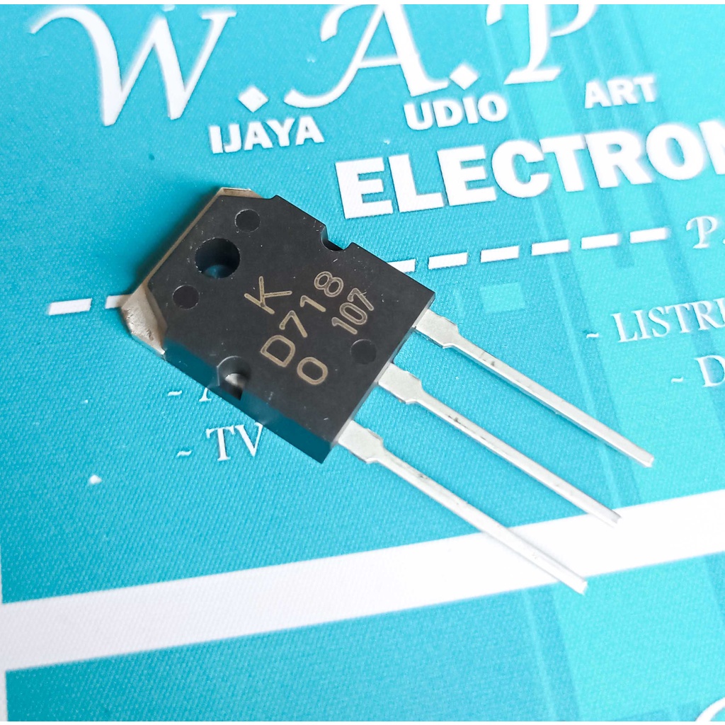 Jual harga 10 pcs 2SD718 2S D 718 D718 SERI 107 Original Silicon NPN ...