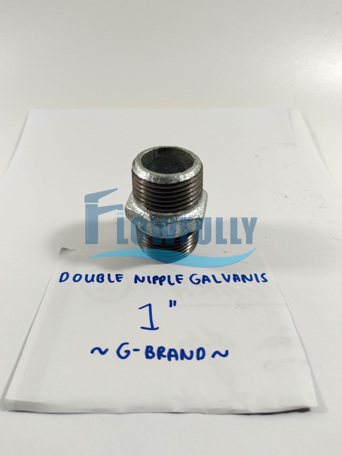 Jual DOUBLE NIPPLE BESI GALVANIS 1 INCH G BRAND DOUBLE DRAT NEPEL 1 DIM Indonesia|Shopee Indonesia