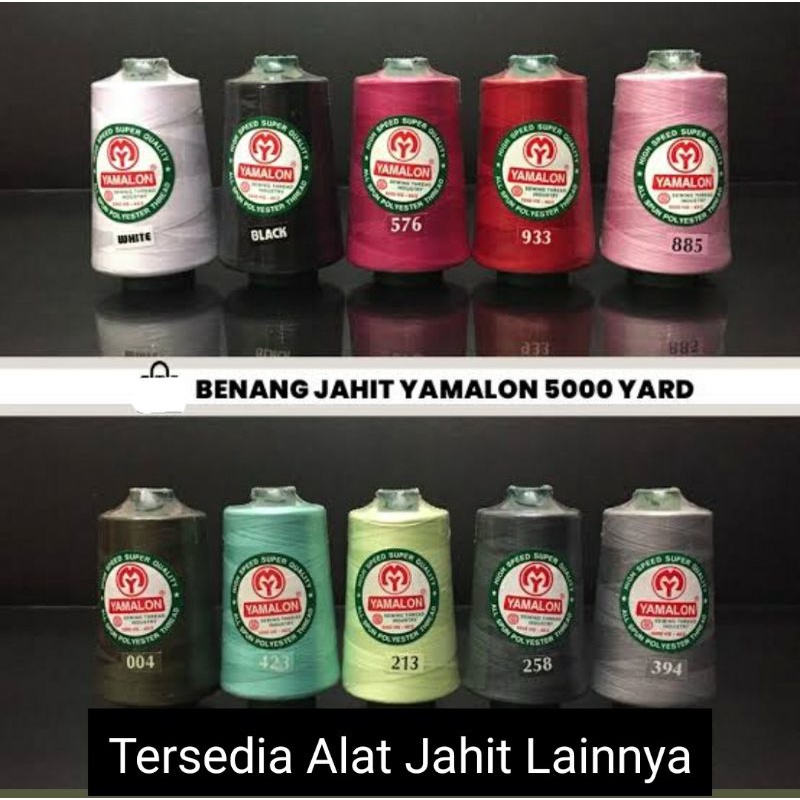Jual Benang Jahit Yamalon 40/2 5000 yard Gulungan Besar / Benang ...