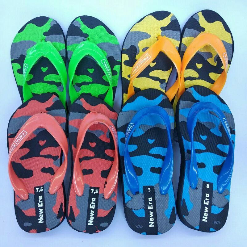 Jual Sendal Jepit Anak New Era Motif Army Camo Sandal | Shopee Indonesia