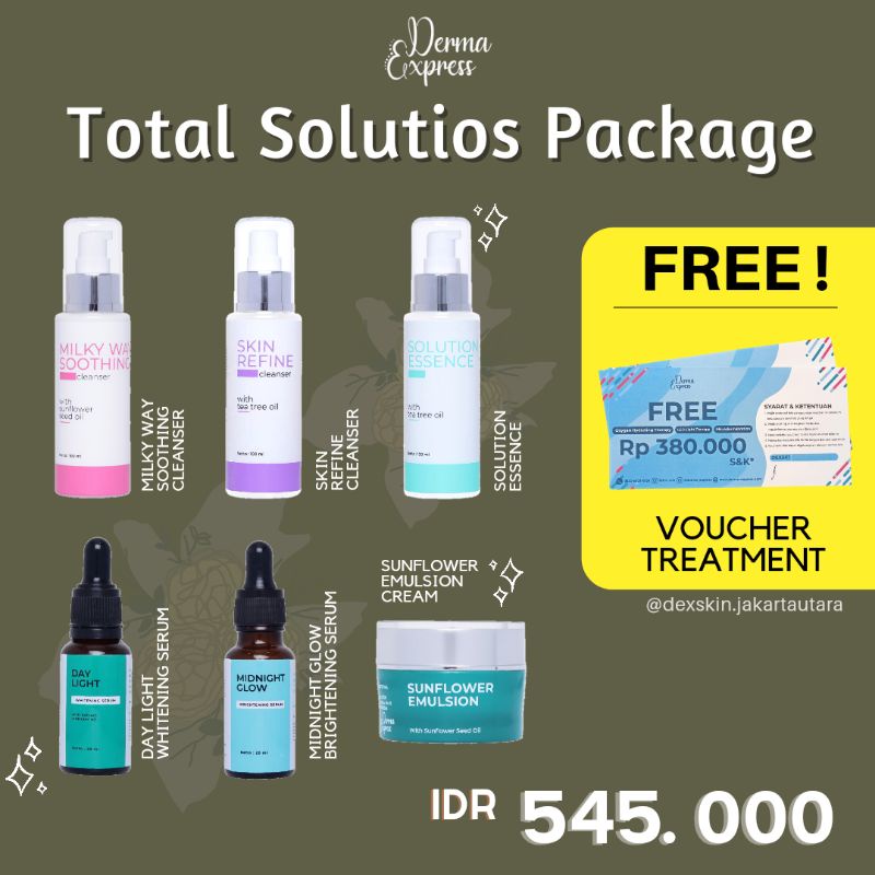 Jual Derma Express Total Solutions Package ️FREE VOUCHER TREATMENT ...