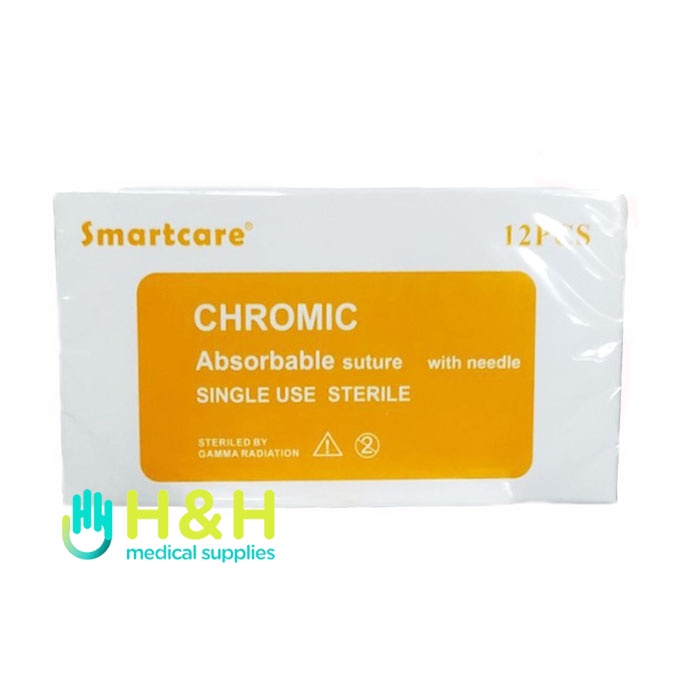 Jual Benang Jahit Chromic Catgut / Cutgut Chromic 3/0 4/0 Smartcare ...