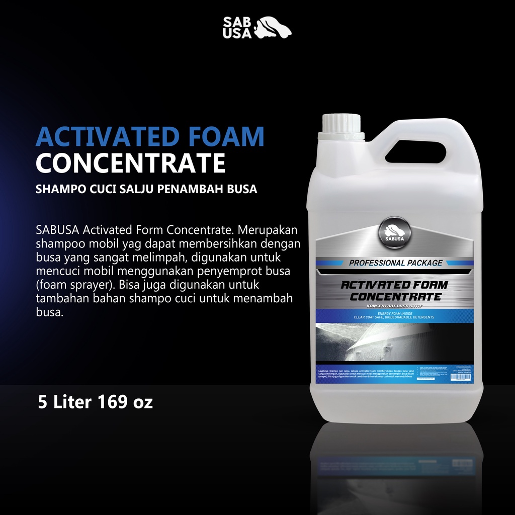 Jual Konsentrat Biang Penambah Busa Sampo Cuci Mobil Activated Foam 5 ...