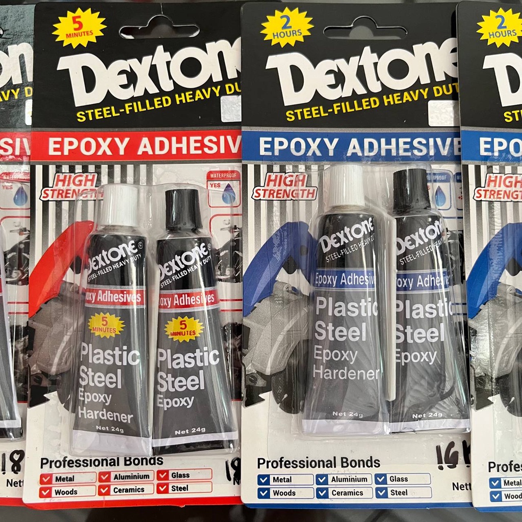 Jual LEM BESI DEXTONE 5 MENIT , 2 JAM KERING / LEM 2TON DUATONE / EPOXY ...
