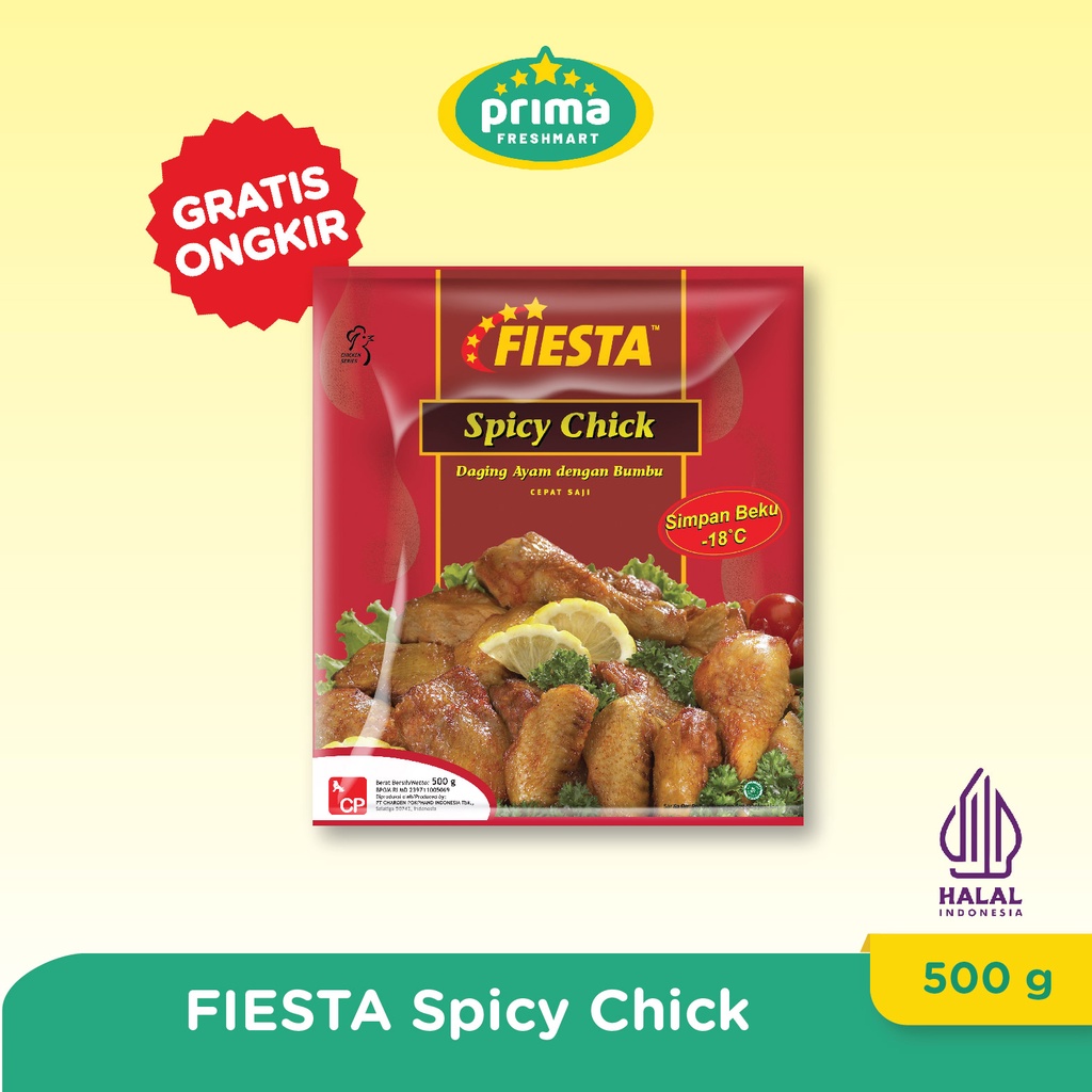 Harga Fiesta Ayam Siap Masak Spicy Chick 500 gr hari ini Minggu, 2 Apr ...