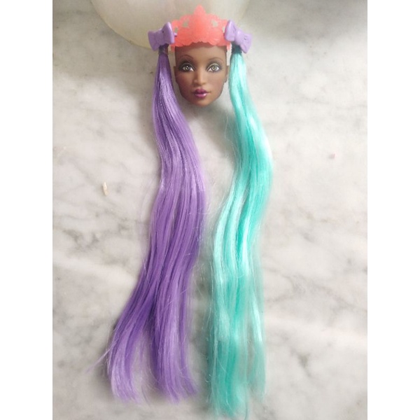 Jual mahkota barbie/wig barbie/rambut palsu barbie/wig Boneka barbie ...