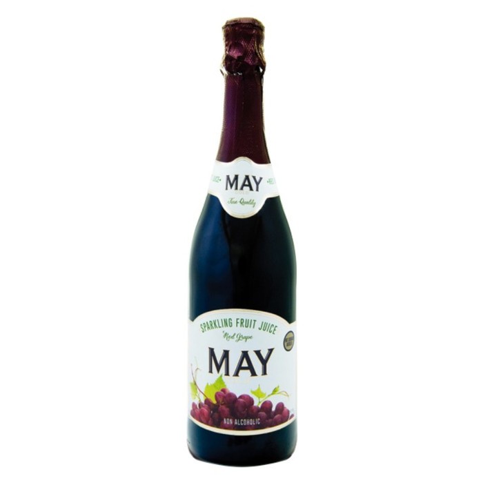 Jual Jus May Sparkling Juice - Red Grape 750 ml | Shopee Indonesia