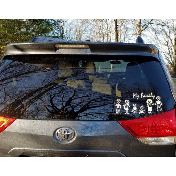 Sticker / Stiker Kaca Mobil My Happy Family Keluarga | Shopee Indonesia