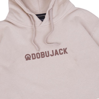 Jual Dobujack Little Logo Beige Hoodie Indonesia|Shopee Indonesia