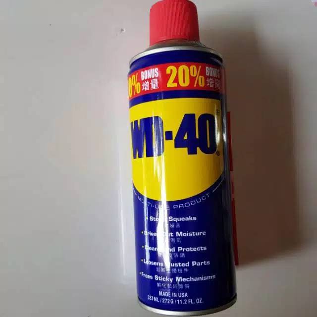 Jual WD 40 wd semprot anti karat pelumas isi 333ml pelumas rantai besi ... Jual WD 40 wd semprot anti karat pelumas isi 333ml pelumas rantai besi ...