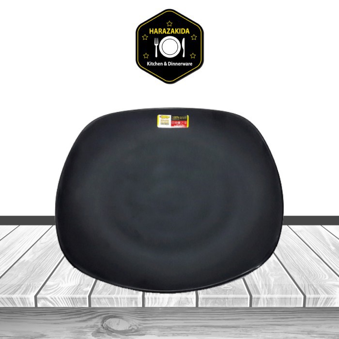 Jual Piring Melamin Kotak Hitam Tembikar 8 Inch P2308A Golden Dragon ...