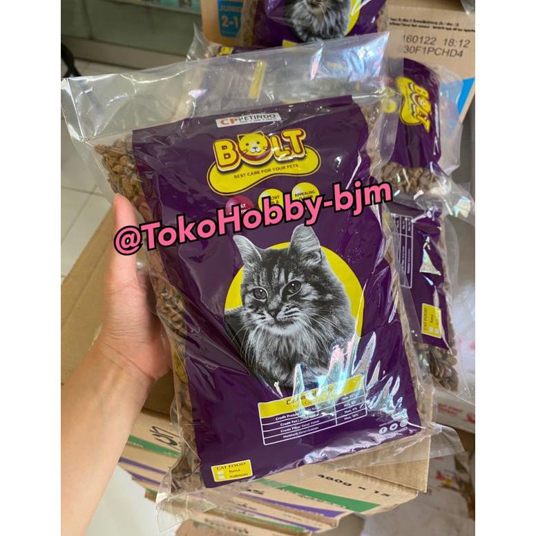 Jual ( BISA COD ) Makanan kucing bolt 1kg / pakan pelet pur kucing cat ... Jual ( BISA COD ) Makanan kucing bolt 1kg / pakan pelet pur kucing cat ...