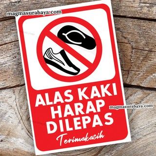 Jual Sticker Alas kaki Harap dilepas - Sandal harap dilepas - sepatu ...