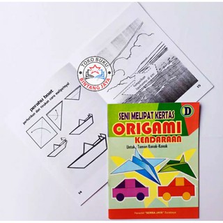 Jual Buku Melipat Kertas Origami Lengkap - Buku Panduan Melipat Kertas Origami Untuk Paud Dan TK ...