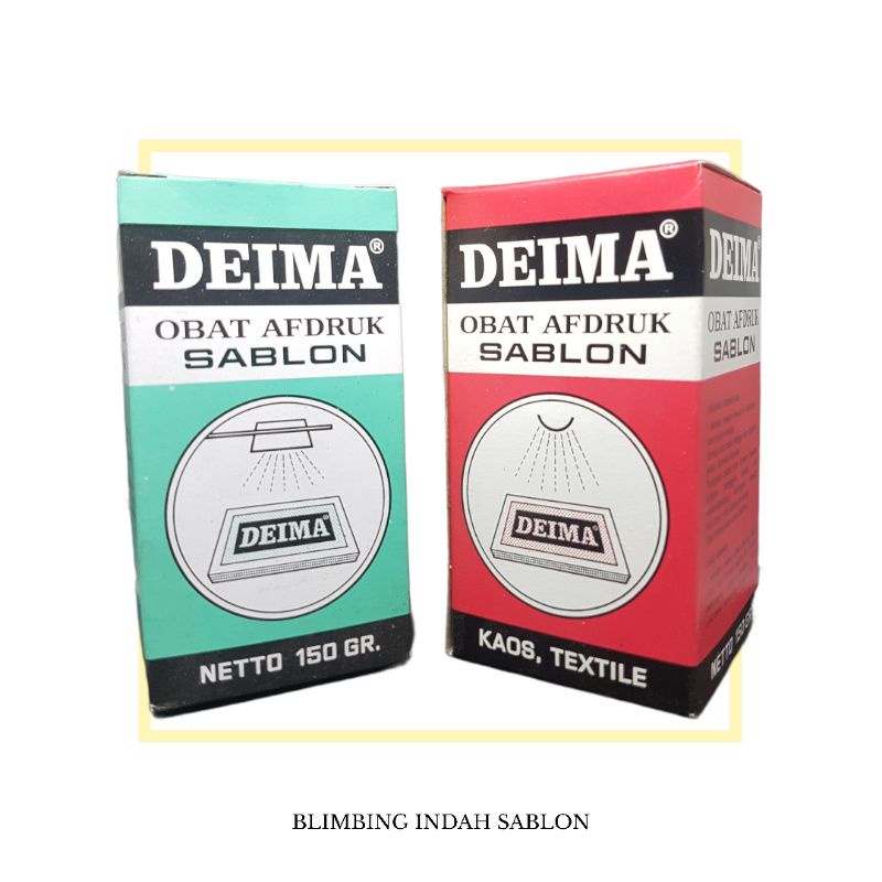 Jual Deima Obat Afdruk Plastik Kertas Sablon Cetak Emulsion Screen Kain ...