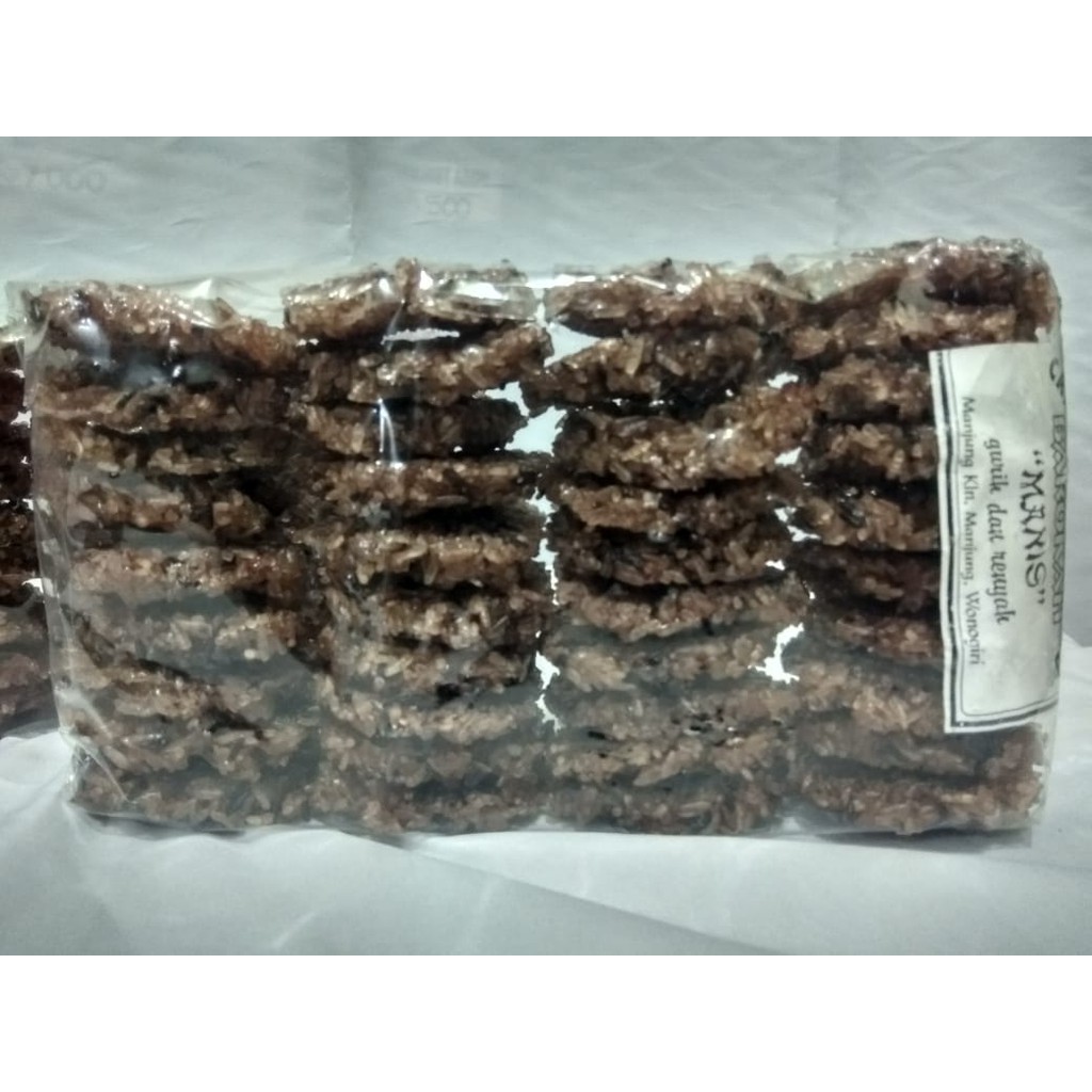 Jual ANEKA SNACK RENGGINANG MANIS KETAN HITAM KEMASAN 500 GRAM/ LORJUK ...
