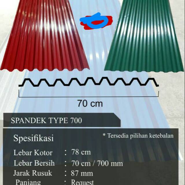 Jual Seng Spandek Rusuk Abadi | Shopee Indonesia