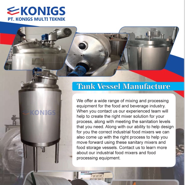 Jual Tangki storage, tangki mixing, tangki vacum mixing kosmetik ...