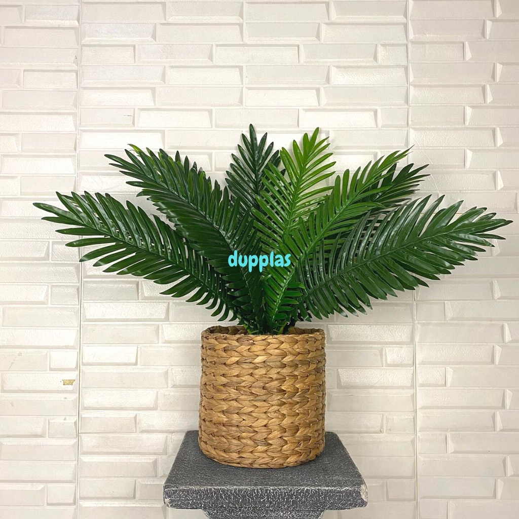 Jual Pohon Artificial Daun Palem T60 Semi Latex Cover Pot Eceng Gondok ...