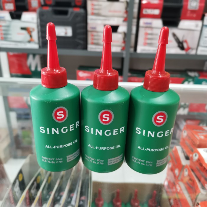 Jual Minyak Singer 80 ml pelumas multifungsi singer all purpose oil ...