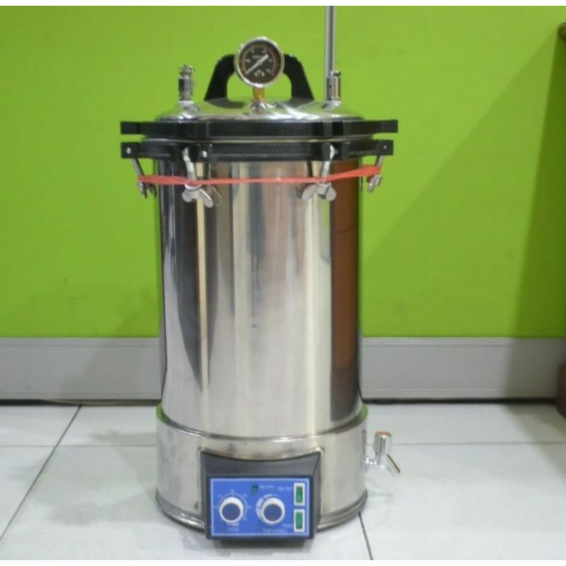 Jual Autoclave 24 liter + timer, autoklaf 24 liter timmer | Shopee ...