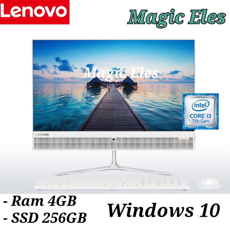 Jual PC AIO Lenovo ideacentre 510 - 22ish intel Core i3 - 7100 Ram 4GB ...