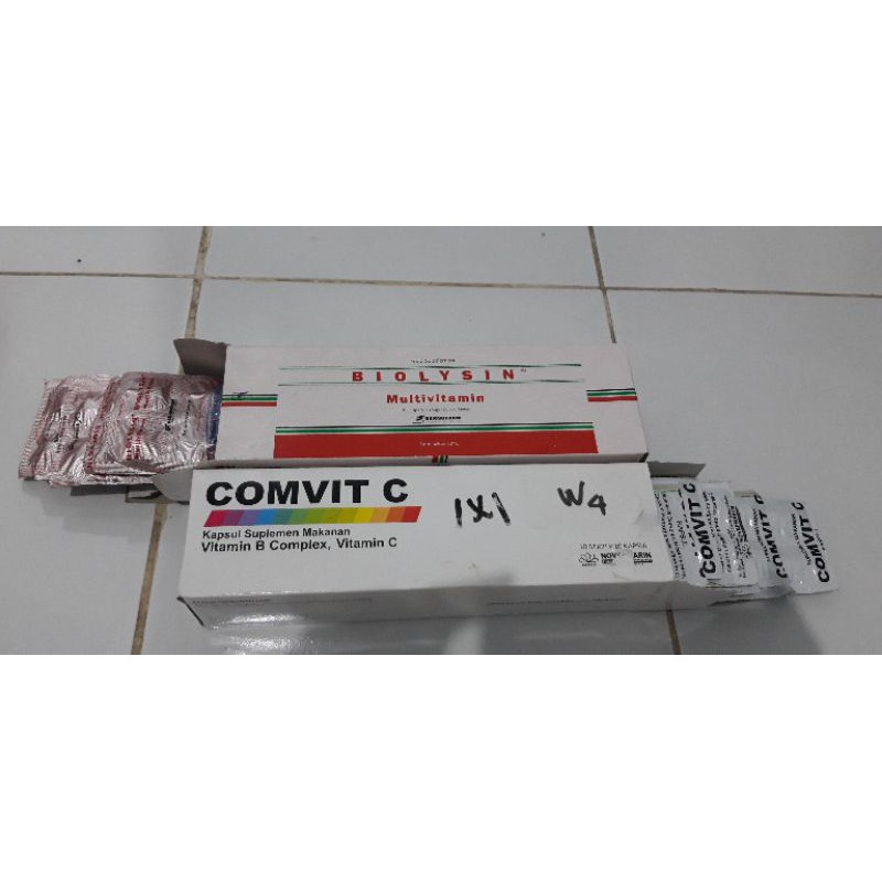 Jual Vitamin C biolysin multivitamin COMVIT C | Shopee Indonesia