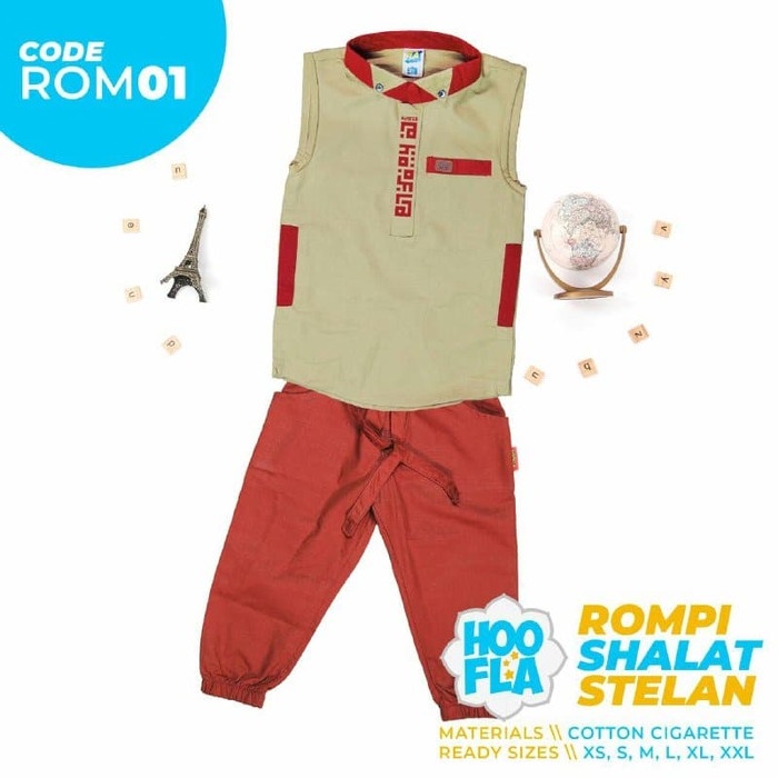 Jual ORI Rompi anak lucu / rompi anak muslim ROM 01 rompi sholat ...