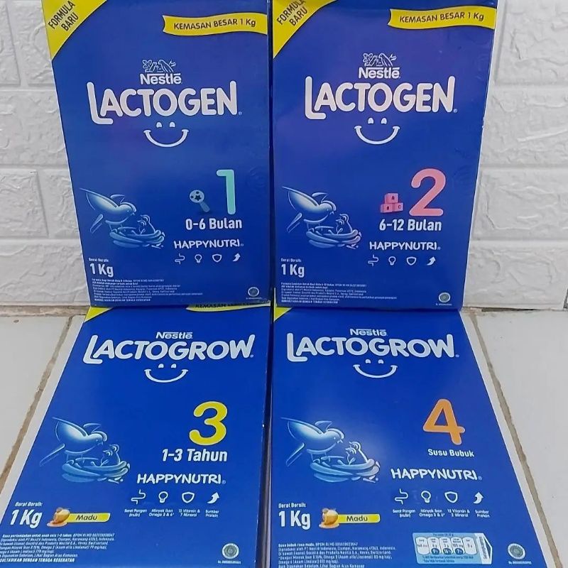 Jual Lactogen 1, 2, Lactogrow 3, 4 1kg | Shopee Indonesia