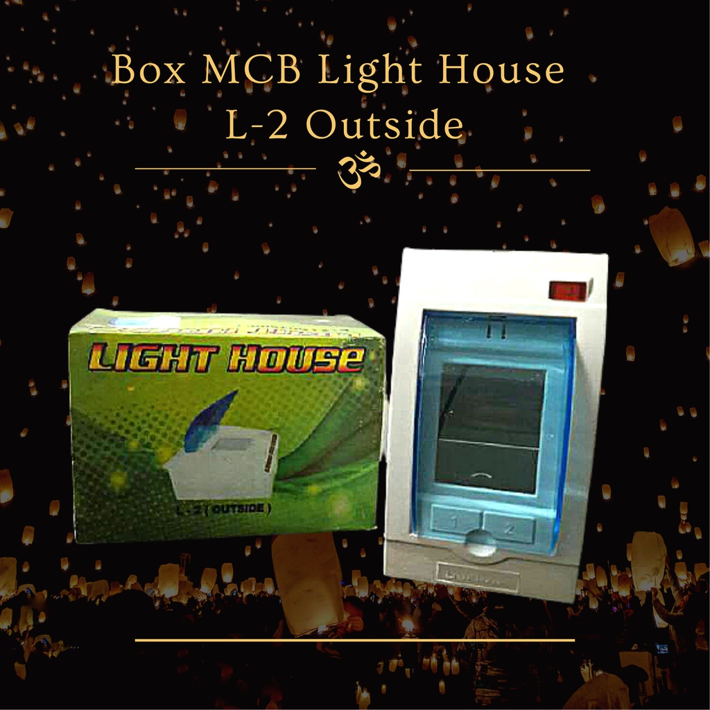 Jual Kotak Penutup listrik Box MCB Light House L-2 Outside box mcb ...