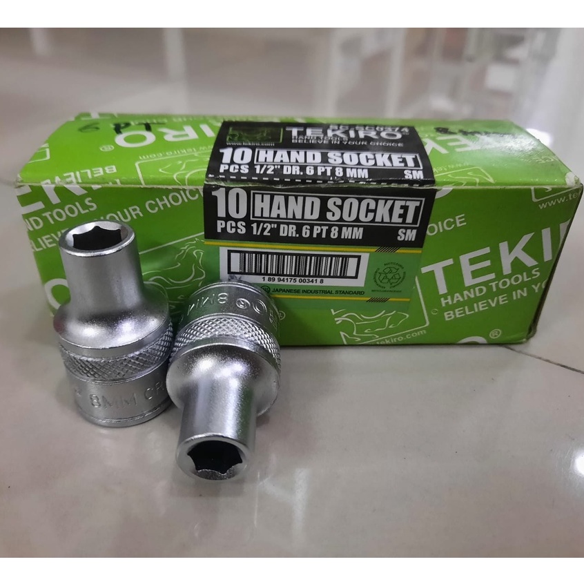 Jual Mata Sock Tekiro 8, 9, 10, 11, 12, 13mm segi 6pt 1/2 / Kunci Shock | Shopee Indonesia