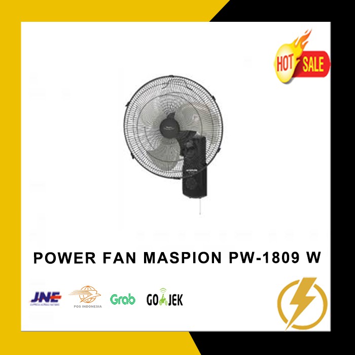 Jual KIPAS ANGIN DINDING / WALL FAN MASPION 18'' - PW 1809 W | Shopee ...