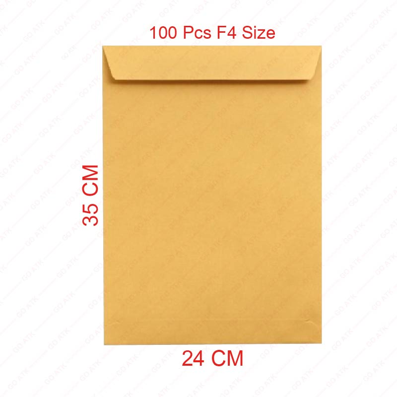 Jual Amplop Seal Lem Folio F4 Cokelat isi 100 Tebal 80 Gr Coklat | Shopee Indonesia