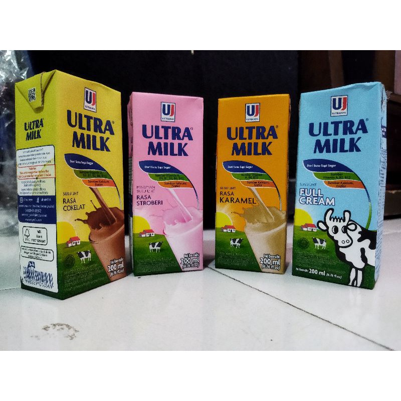 Jual Susu UHT Ultra Milk 200ml dan 250ml | Shopee Indonesia