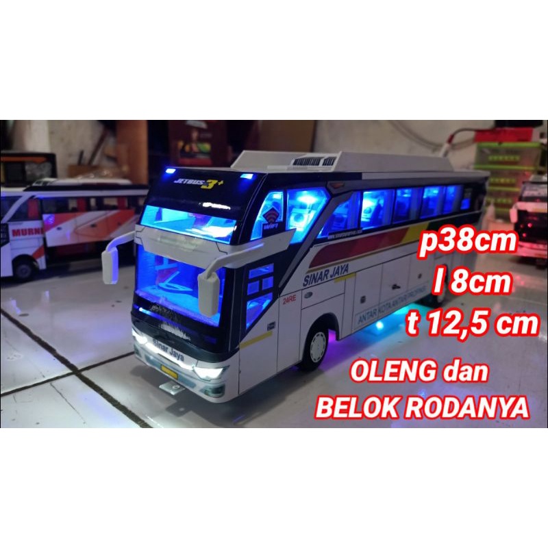 Jual Miniatur Bis Sinar Jaya Oleng dan Ban Belok 38,5cm | Shopee Indonesia