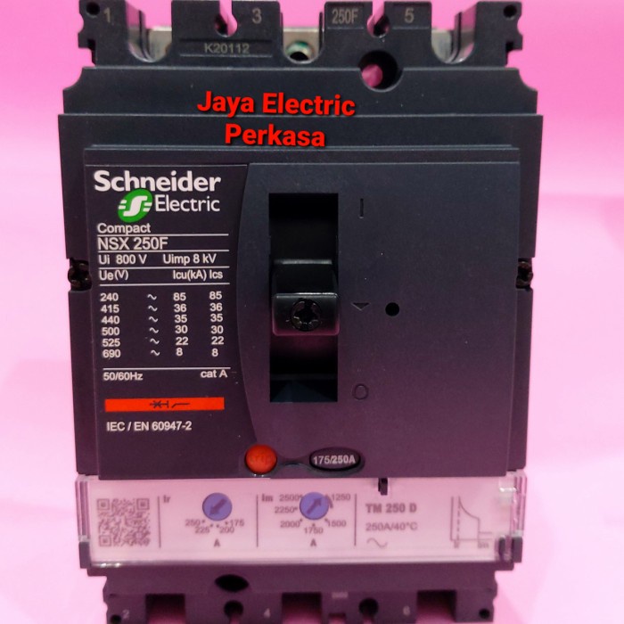 Jual LV431630 MCCB NSX250F TM250D 3P3T Original Schneider | Shopee ...