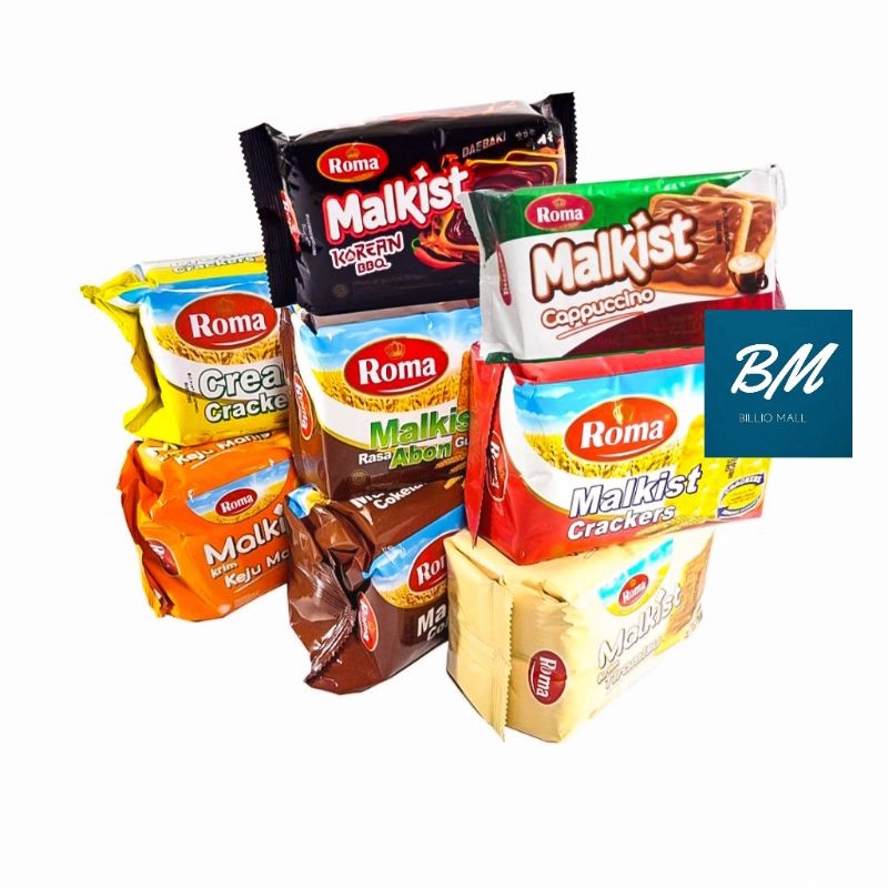 Jual Roma Malkist Premium Pack / Roma Malkis Crackers Merah / Cream ...