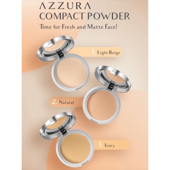 Jual AZZURA COMPACT POWDER 100%ORIGINAL | Shopee Indonesia