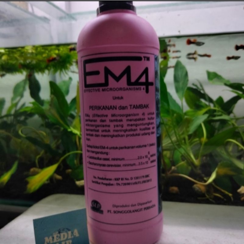 Jual EM4 perikanan pupuk cair organik probiotik 250 ML | Shopee Indonesia
