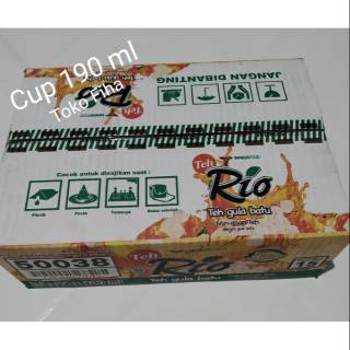 Jual Teh Rio 190ml - 24 Cup | Shopee Indonesia