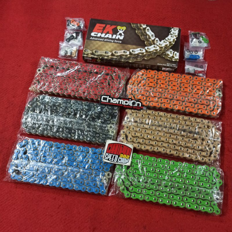 Jual Rantai EK CHAIN ORIGINAL JAPAN SRO O Ring O-Ring 520 520-120 520 - 120L ZX25R ZX-25R ZX 25R ...